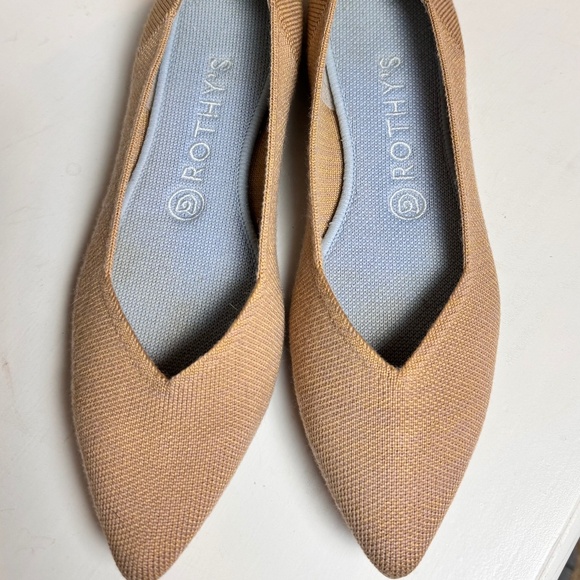 Rothy's | Shoes | Rothys Limited Edition Camel Wood Point Flats | Poshmark